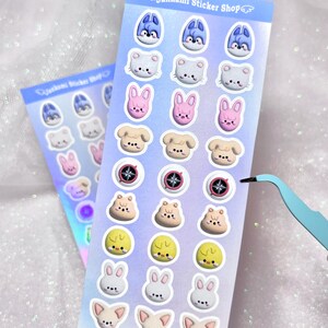 Stray Kids 3D Mini SKZOO Sticker Sheet - Etsy