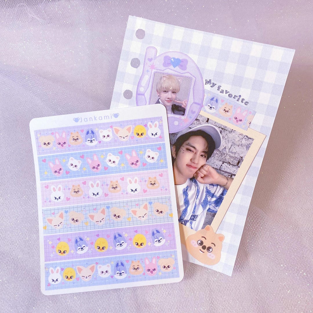 Stray Kids Mini SKZOO Sticker Sheet for Polcos, Stray Kids, Kpop ...