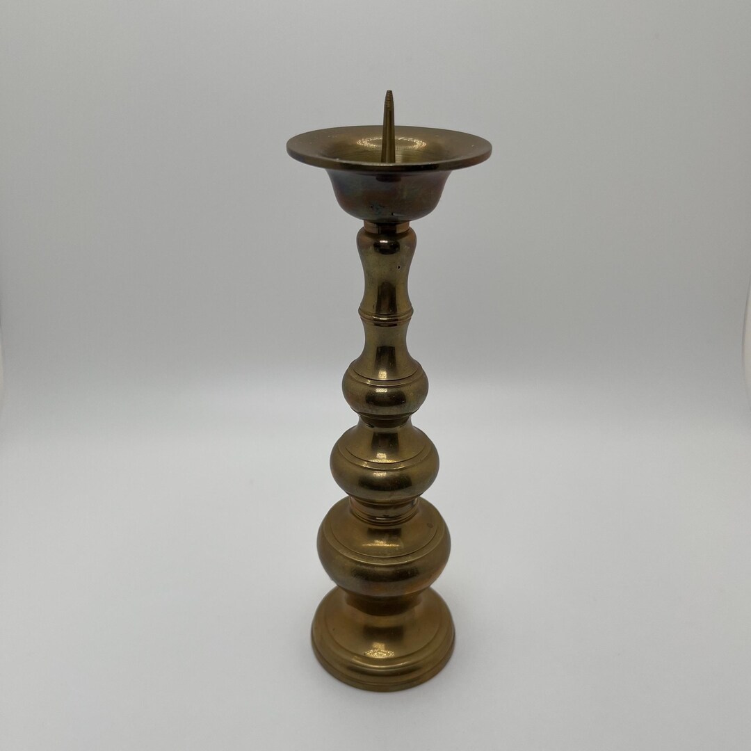 Vintage Bubble Shaped Brass Candleholder 6.5” - Etsy