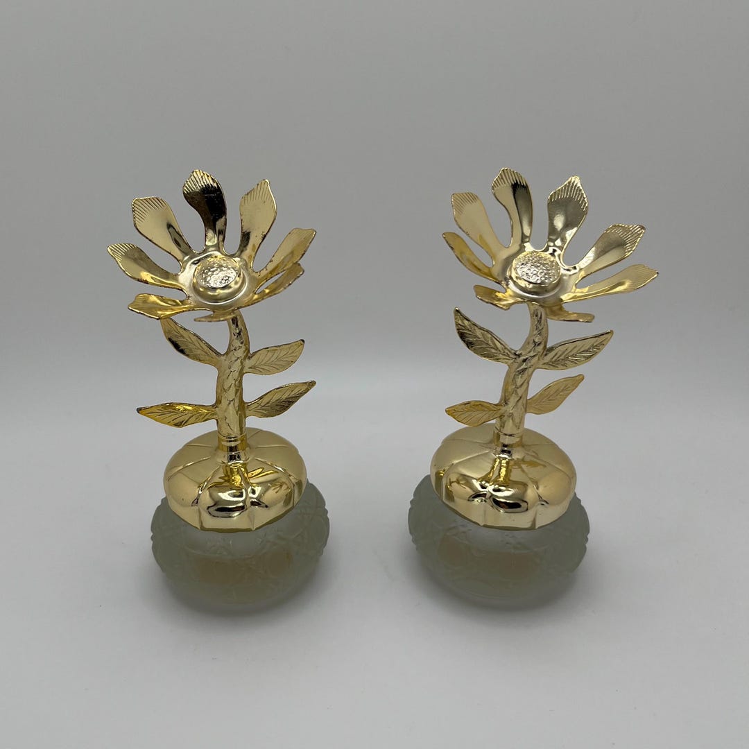 Vintage Set of 2 Avon Keepsake Bird of Paradise Perfume Cream Jars ...