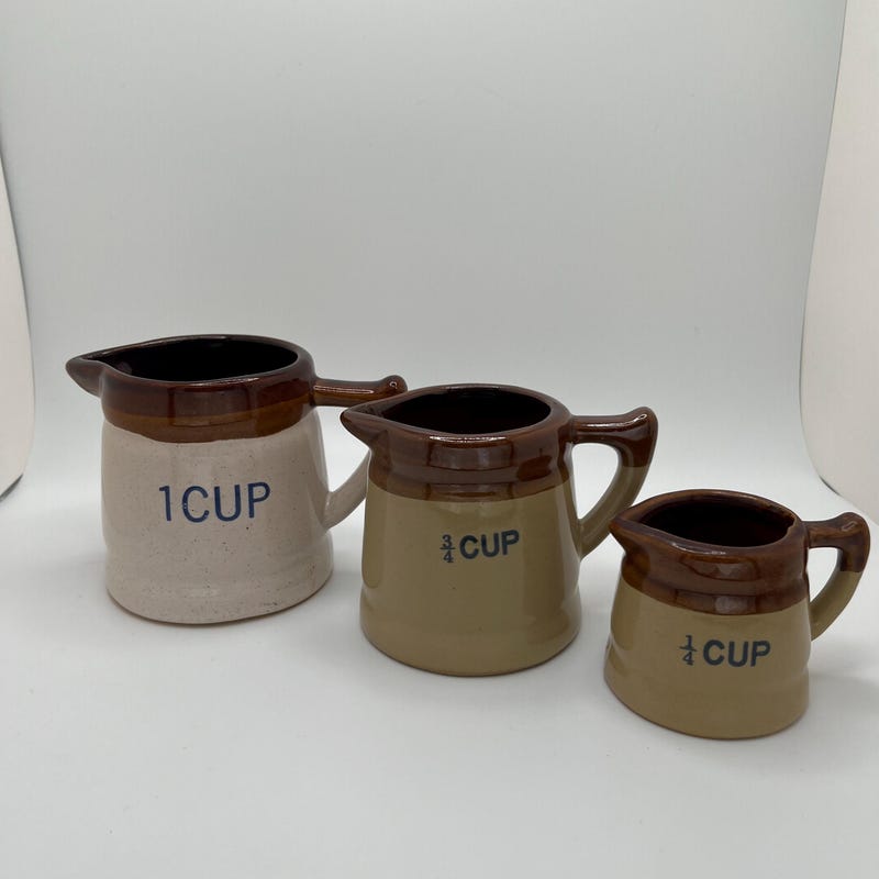 Ceramic Measuring Cups - Etsy
