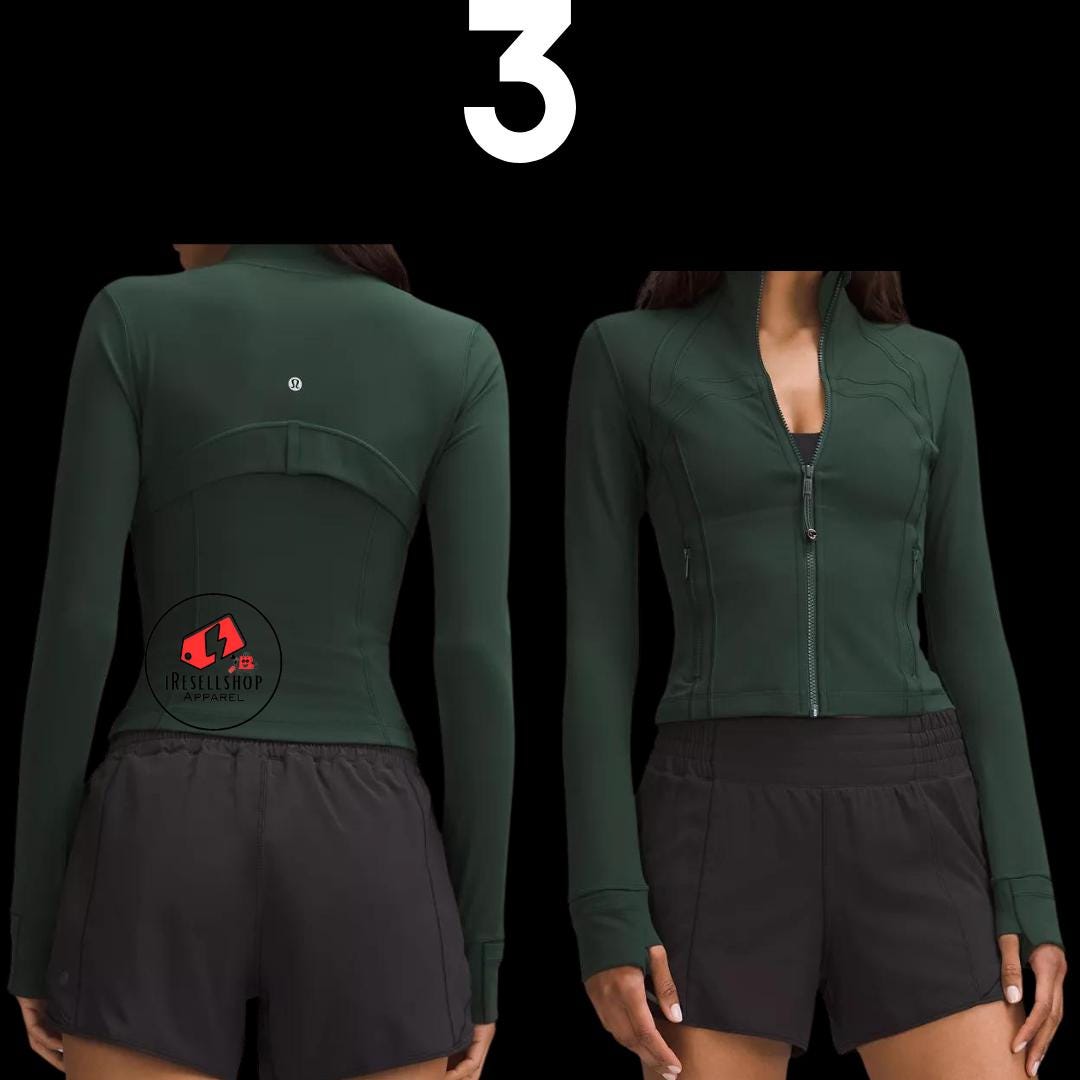 Lulu Aligned Cropped Jacket Soft and Stretchy Activewear - Etsy