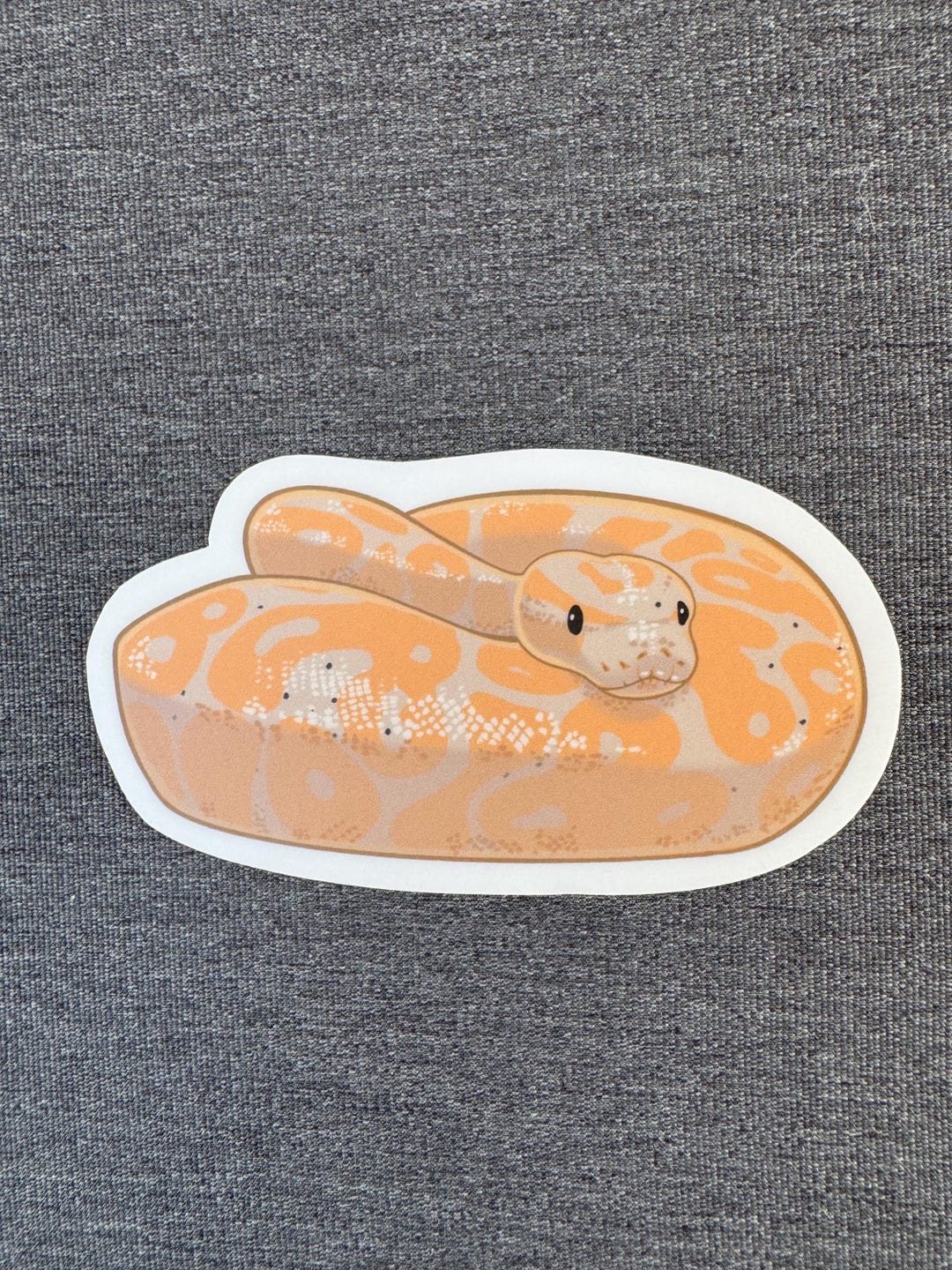 Snake Sticker, Banana Snake Sticker, Waterbottle Sticker, Matte Finish ...