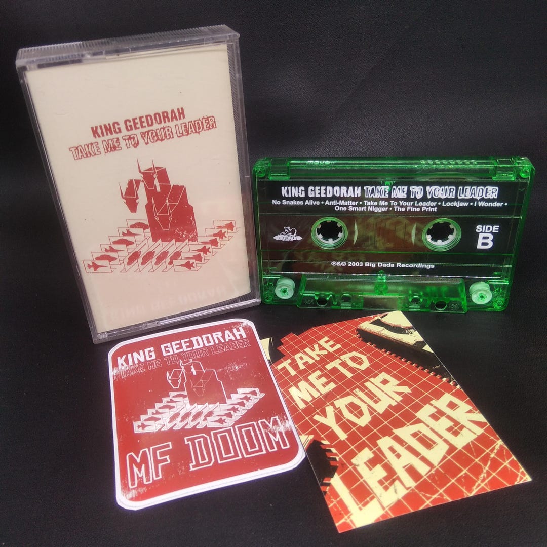 Take Me to Your Leader King Geedorah by MF Doom Cassette Tape - Etsy