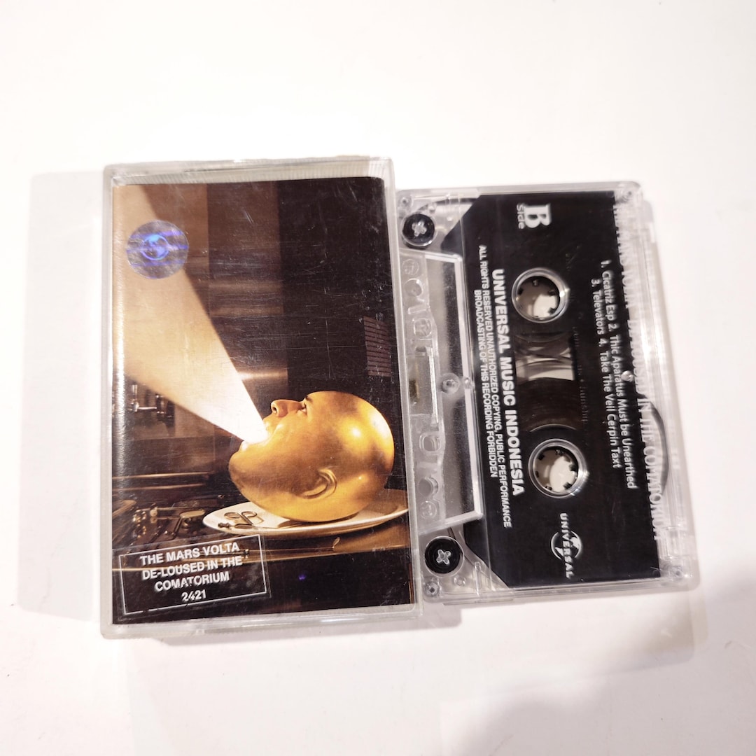 De-loused in the Comatorium by the Mars Volta Cassette Tape Indonesia ...