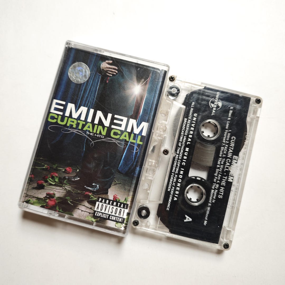 Curtain Call by Eminem Cassette Tape Indonesia Official Original - Etsy