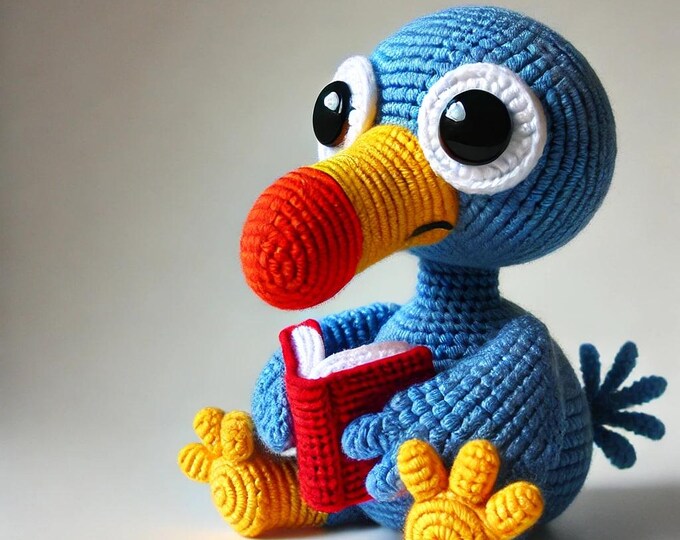 Didi the Dodo Crochet Pattern – Cute and Colorful Dodo Bird Plush Toy ...