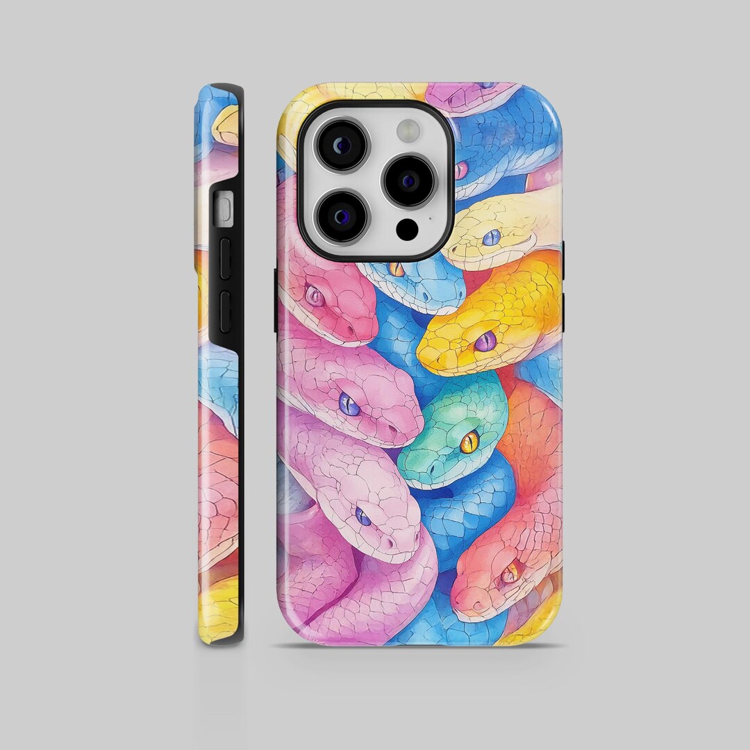 Wood SNAKES Phone Case Exotic Animal Aesthetic TOUGH Cover for iPhone ...