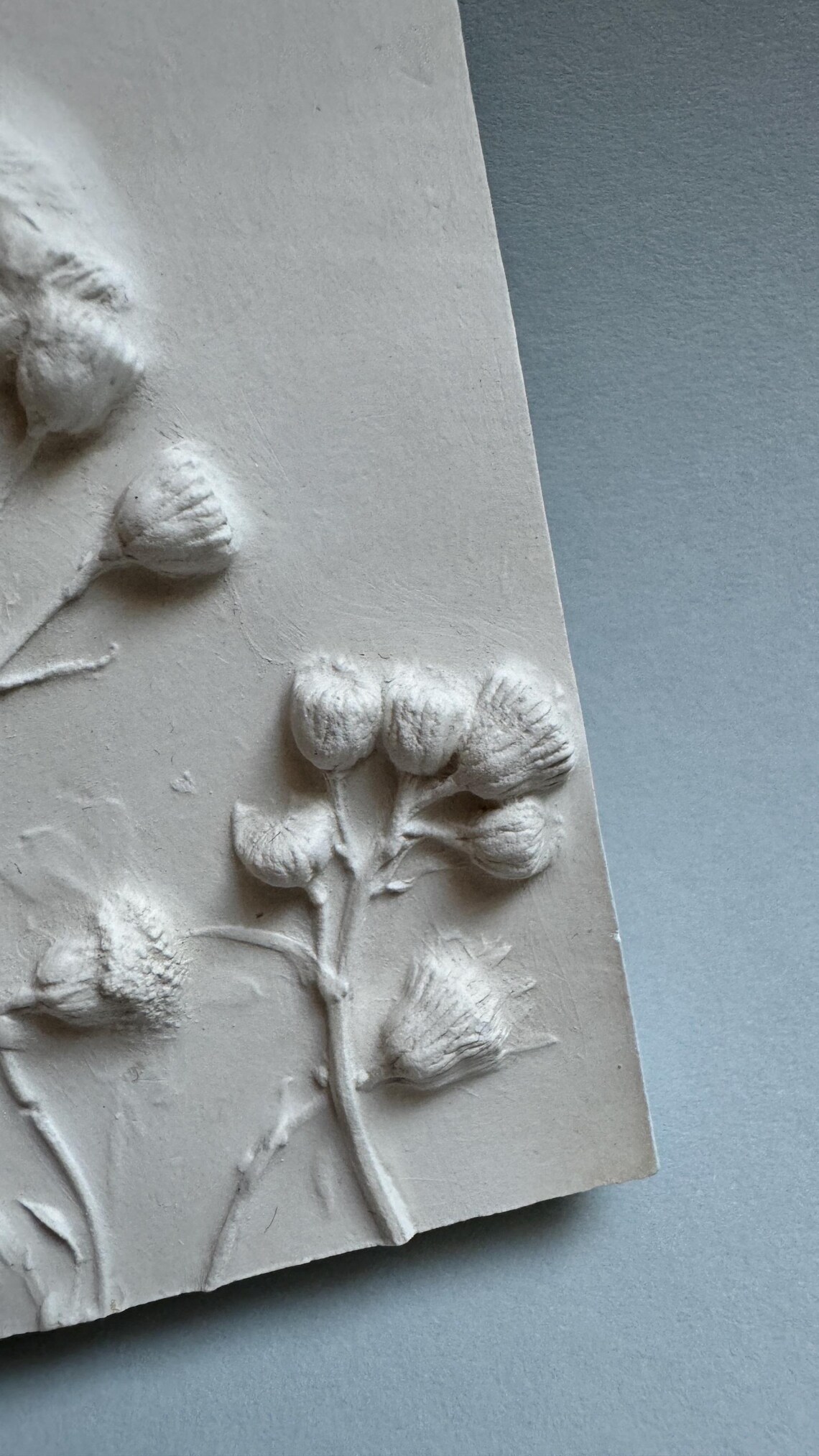 AFFECTION Botanical Bas-relief Wall Art Handmade Nature-inspired Decor ...