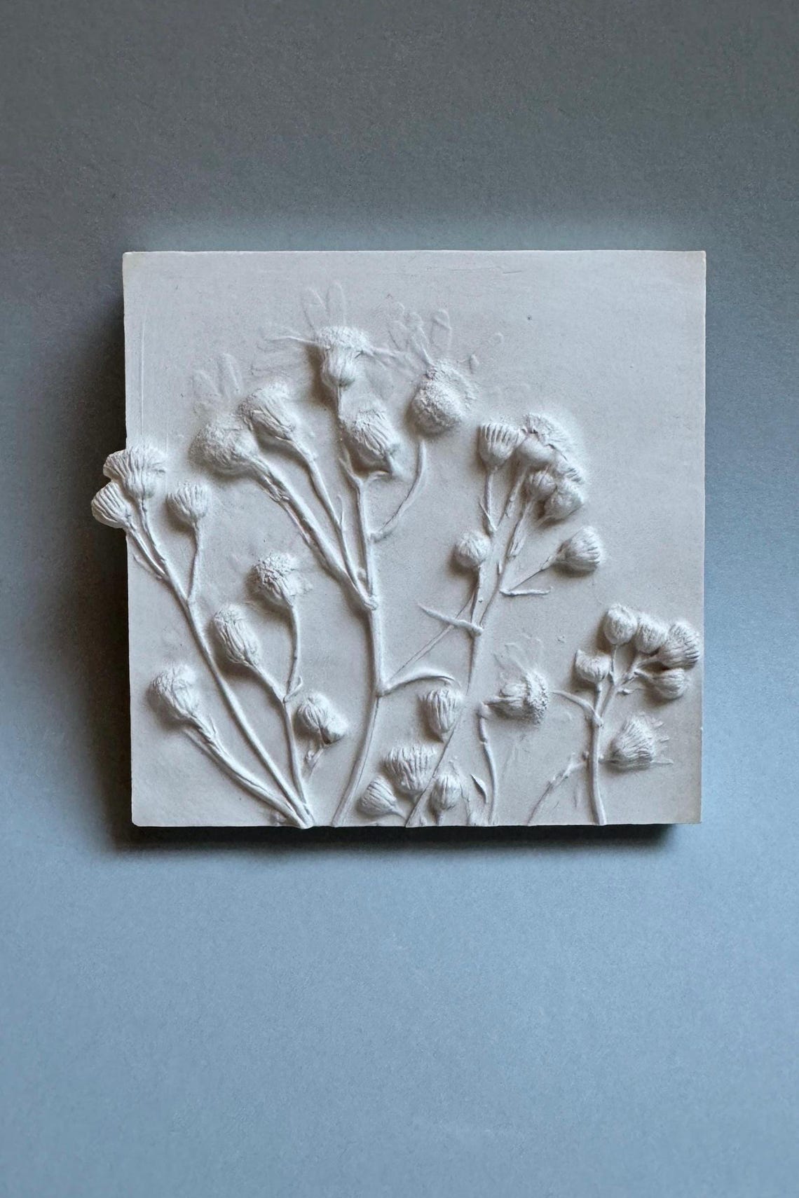 AFFECTION Botanical Bas-relief Wall Art Handmade Nature-inspired Decor ...