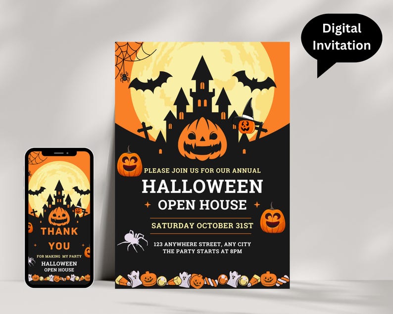 Halloween Open House Invitation, Personalized Halloween Real Estate Shirt, Real Estate Halloween ...