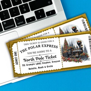 Polar Express Ticket – Christmas Ticket & Holiday Ticket Printable ...