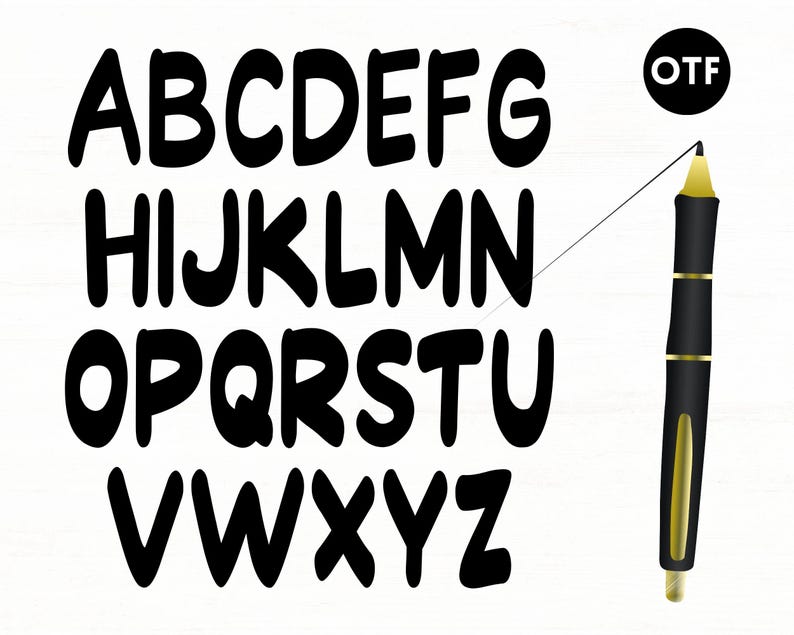Sharper Marker Pen Font, Sharpie Font Svg, Sharpie Font Png, Marker Pen ...