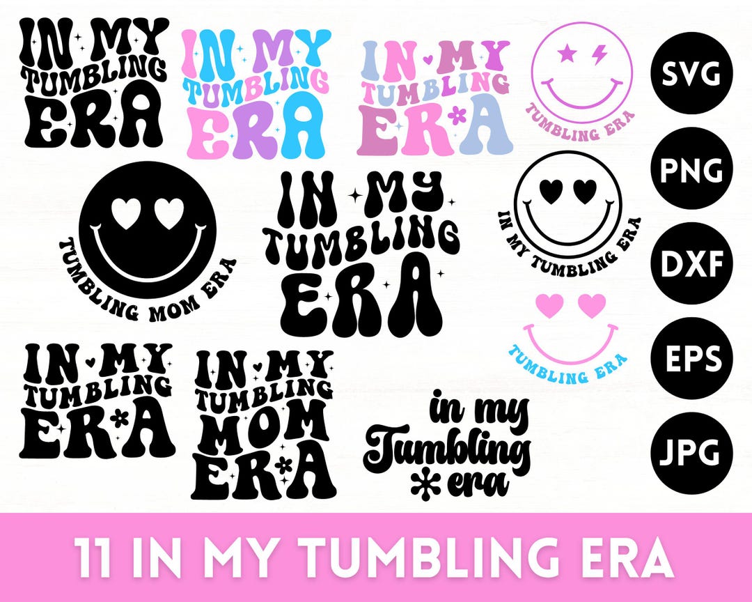 In My Tumbling Era Svg, in My Tumbling Ere Png, Tumbling Mom Shirt, in ...