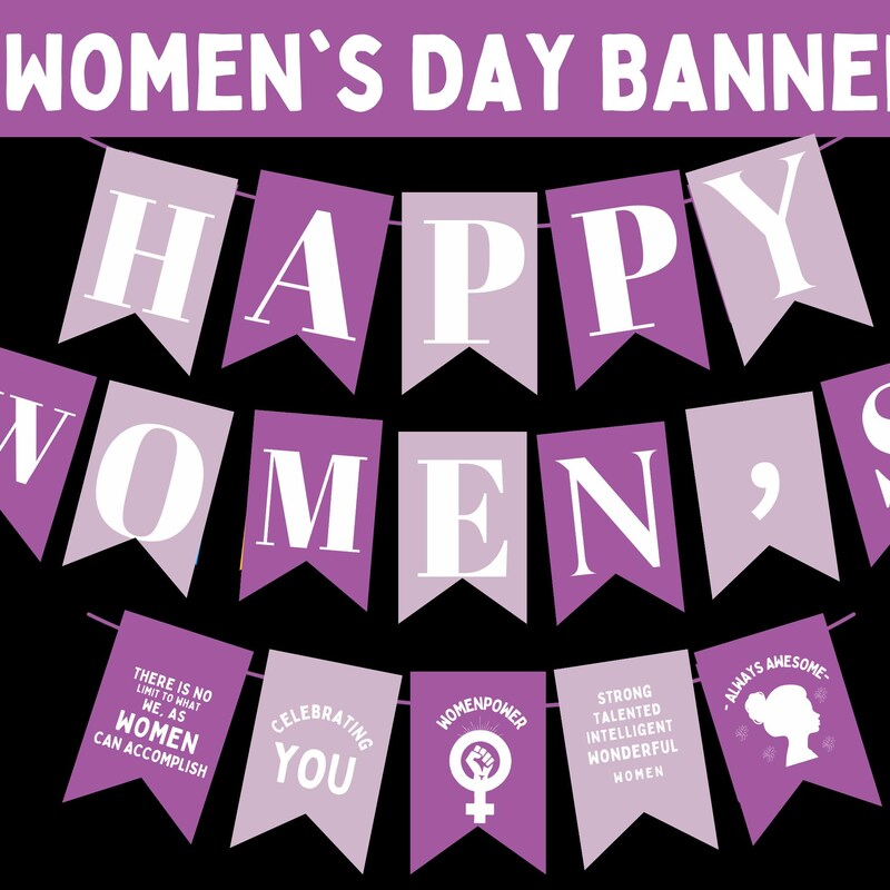 International Women's Day Banner - Etsy