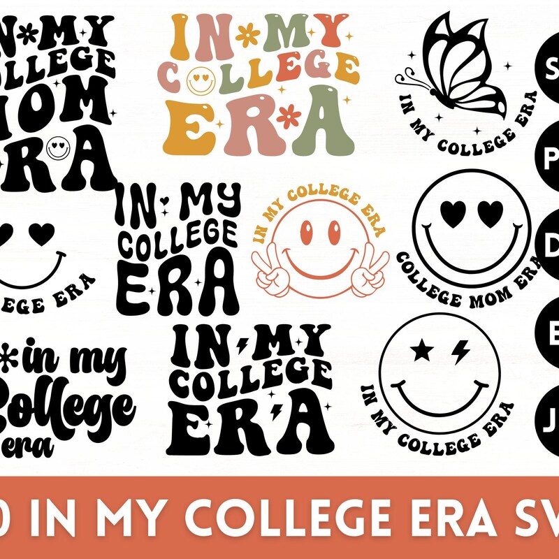 College Svg - Etsy