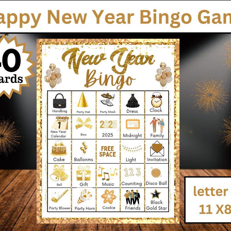 Printable 2026 Bingo Card - Etsy