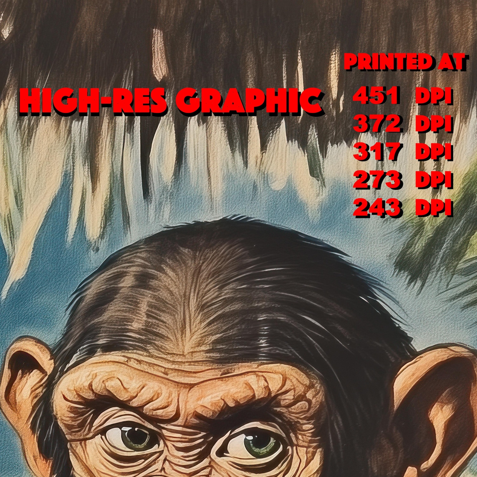 Monkey Bartender Tiki Bar Poster: Fun Tropical Art Print - Etsy