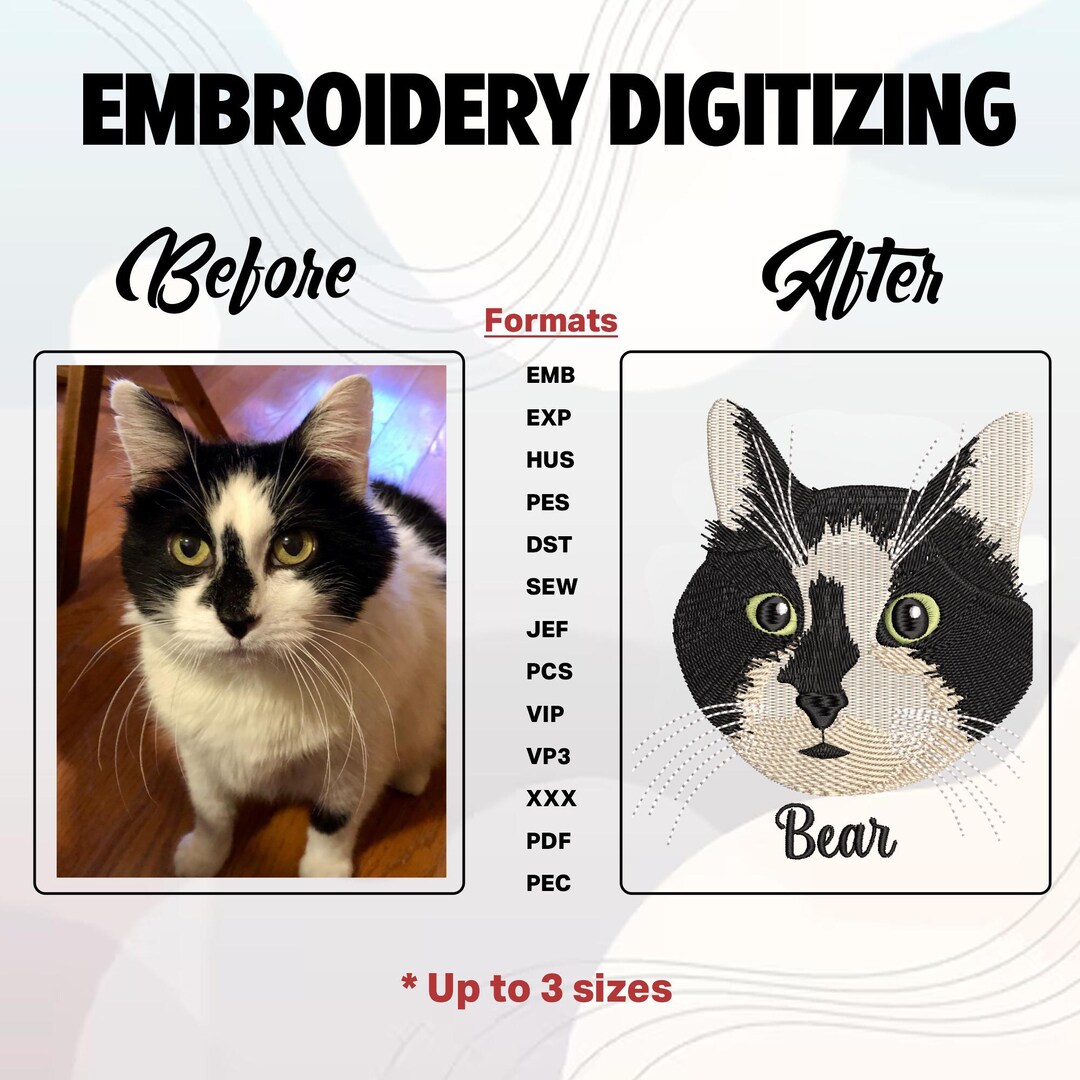 CUSTOM EMBROIDERY DIGITIZING, Custom Digitize Service, Image Digitizing ...