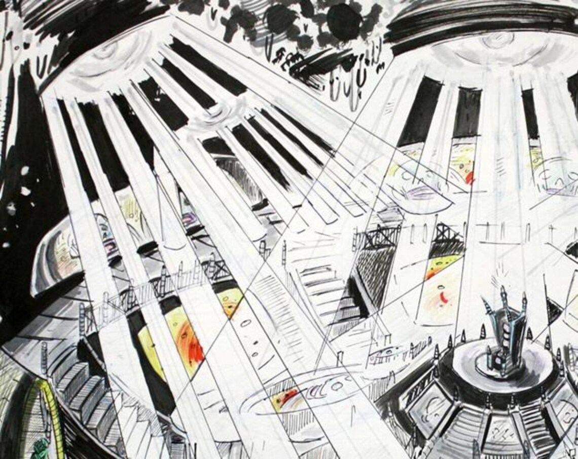 Villain's Lair Comic Book Art Print by Ray Hunt - Etsy Canada