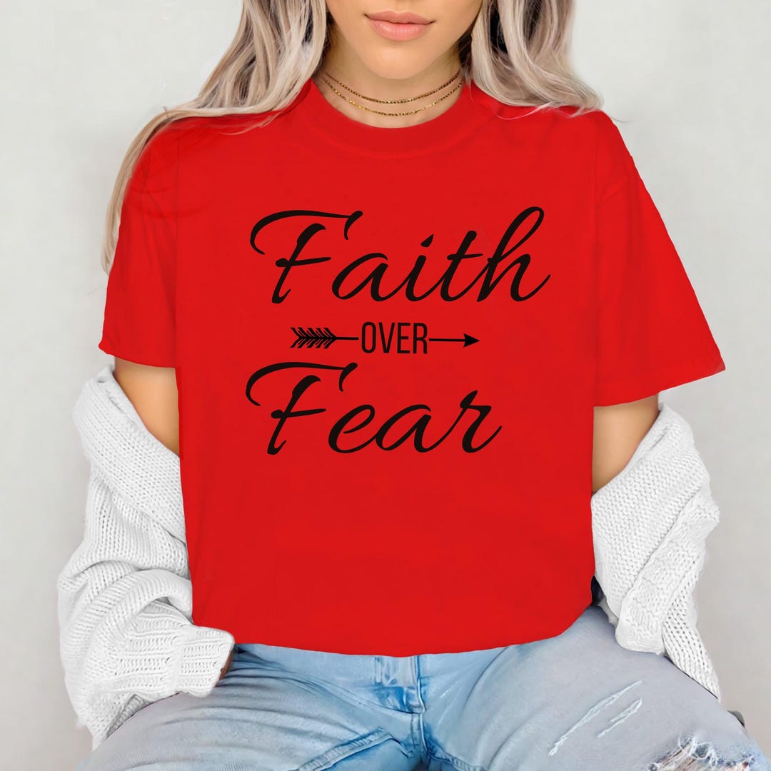 Faith Over Fear Png - Etsy