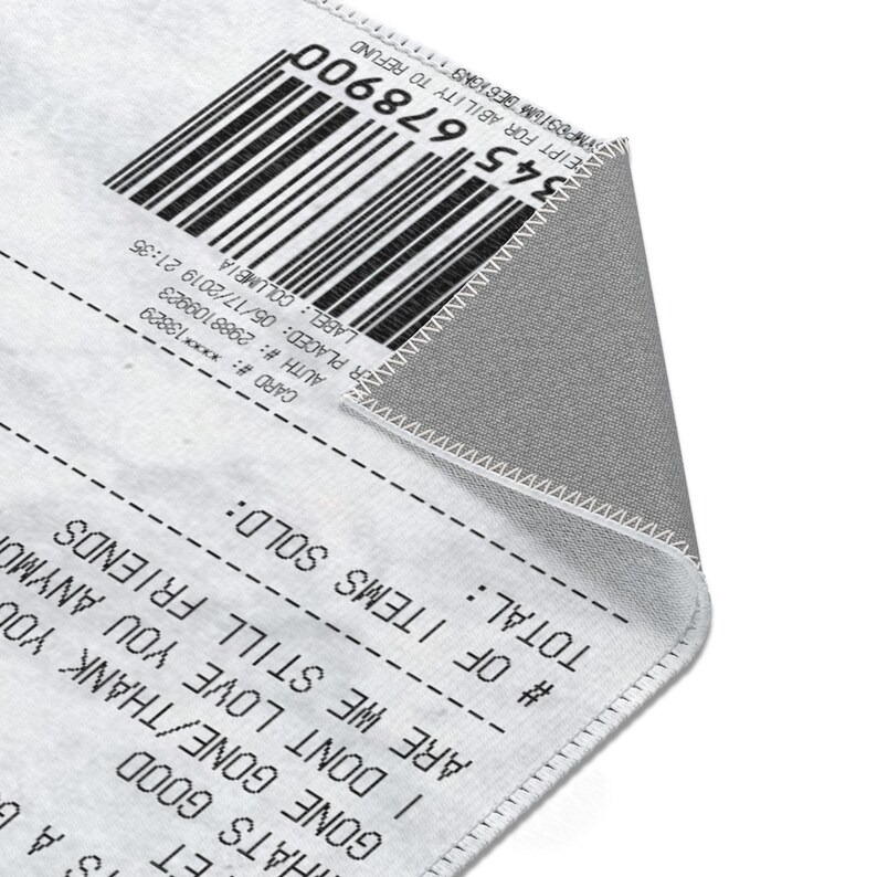 Igor Tyler the Creator Album Receipt Area Rug, Music Lover Home Decor ...