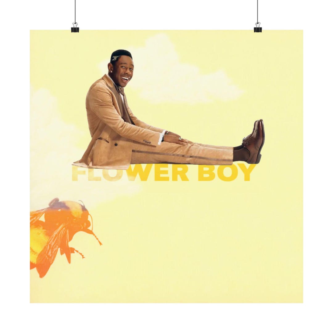 Flower Boy by Tyler, the Creator Poster, Wall Art, Album Poster - Etsy