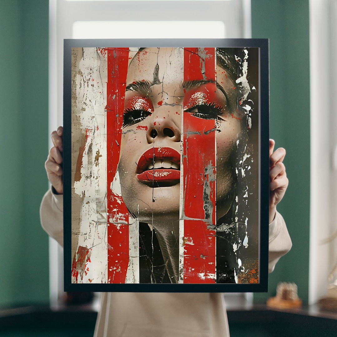 Abstract Digital Download Human Figure Digital Art - Contemporary Wall ...