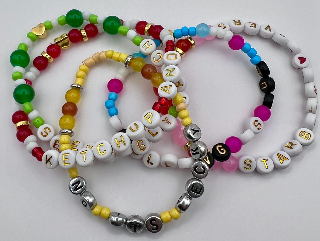 Five Unhinged Taylor Bracelets - Etsy