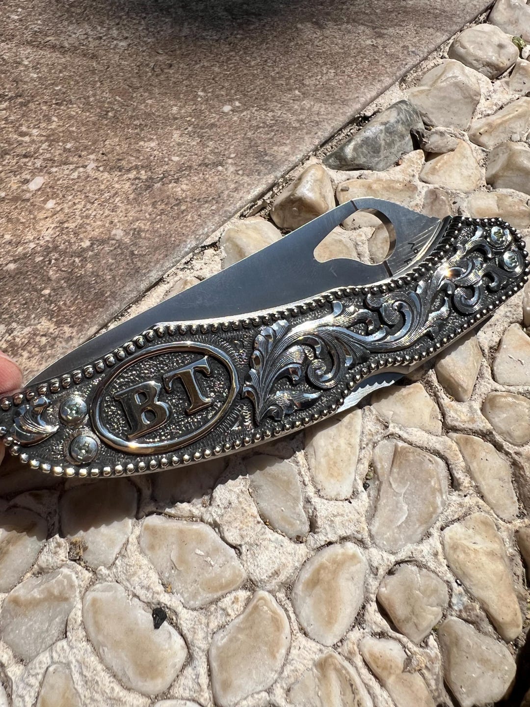 Personalized Hand Engraved Pocket Knife Customized Blades for Him ...