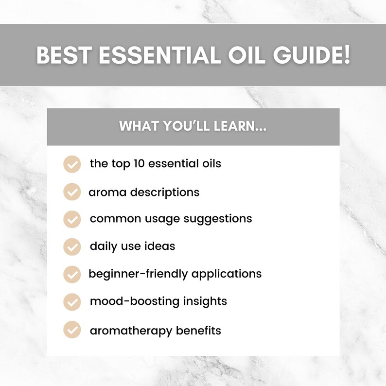 Top 10 Essential Oils Reference Guide - Aromas, Emotional Support ...