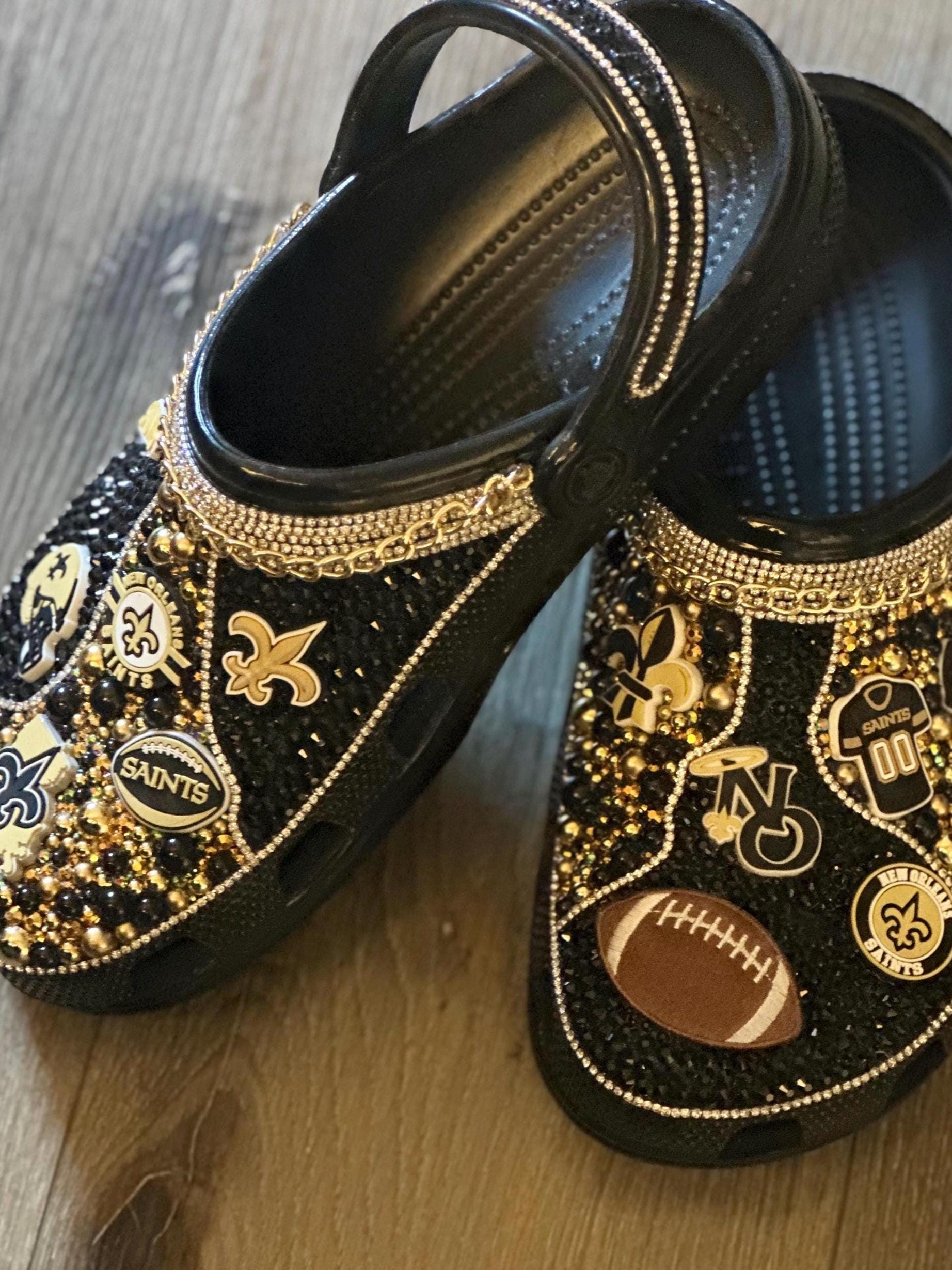 Football Custom Crocs - Saints Personalized - Etsy