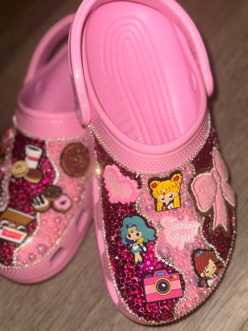 Sailor Moon and Coffee Lovers custom Crocs - Etsy