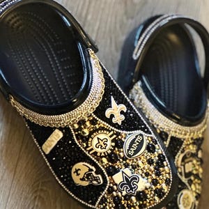 Football Custom Crocs - Saints Personalized - Etsy