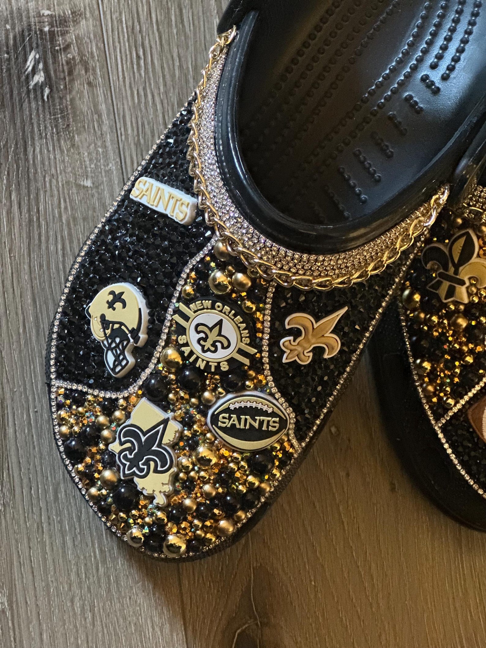 Football Custom Crocs - Saints Personalized - Etsy