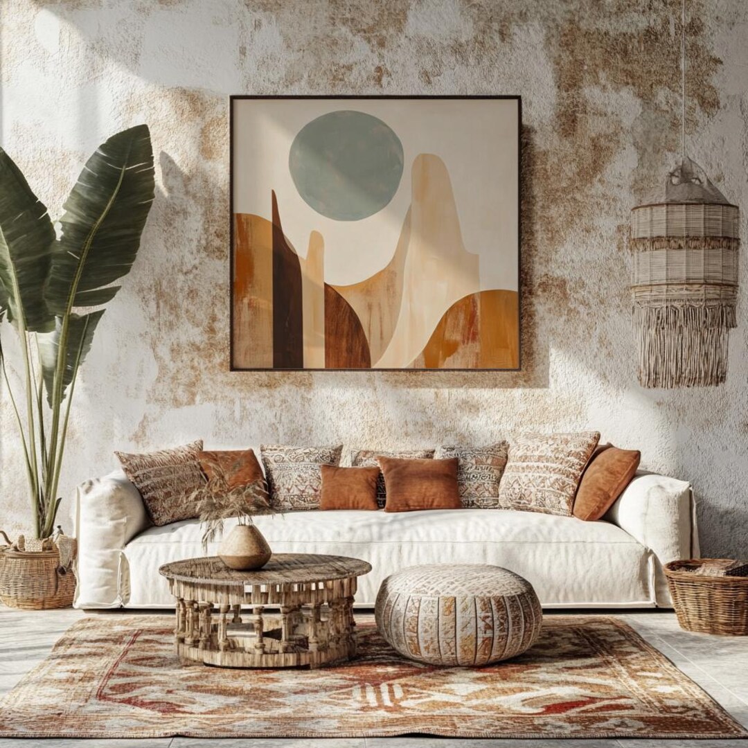 FREE With COUPON Boho Style Art Piece Printable Digital Image Ai Art ...