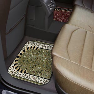 Green Persian Rug Car Floor Mats: Universal Fit - Etsy