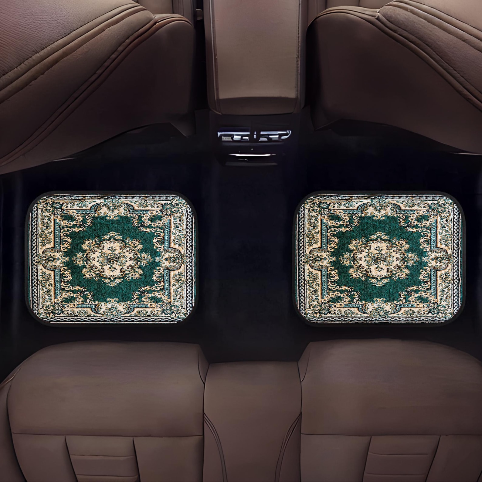 Castleton Green Persian Rug Pattern, Car Floor Mats - Etsy