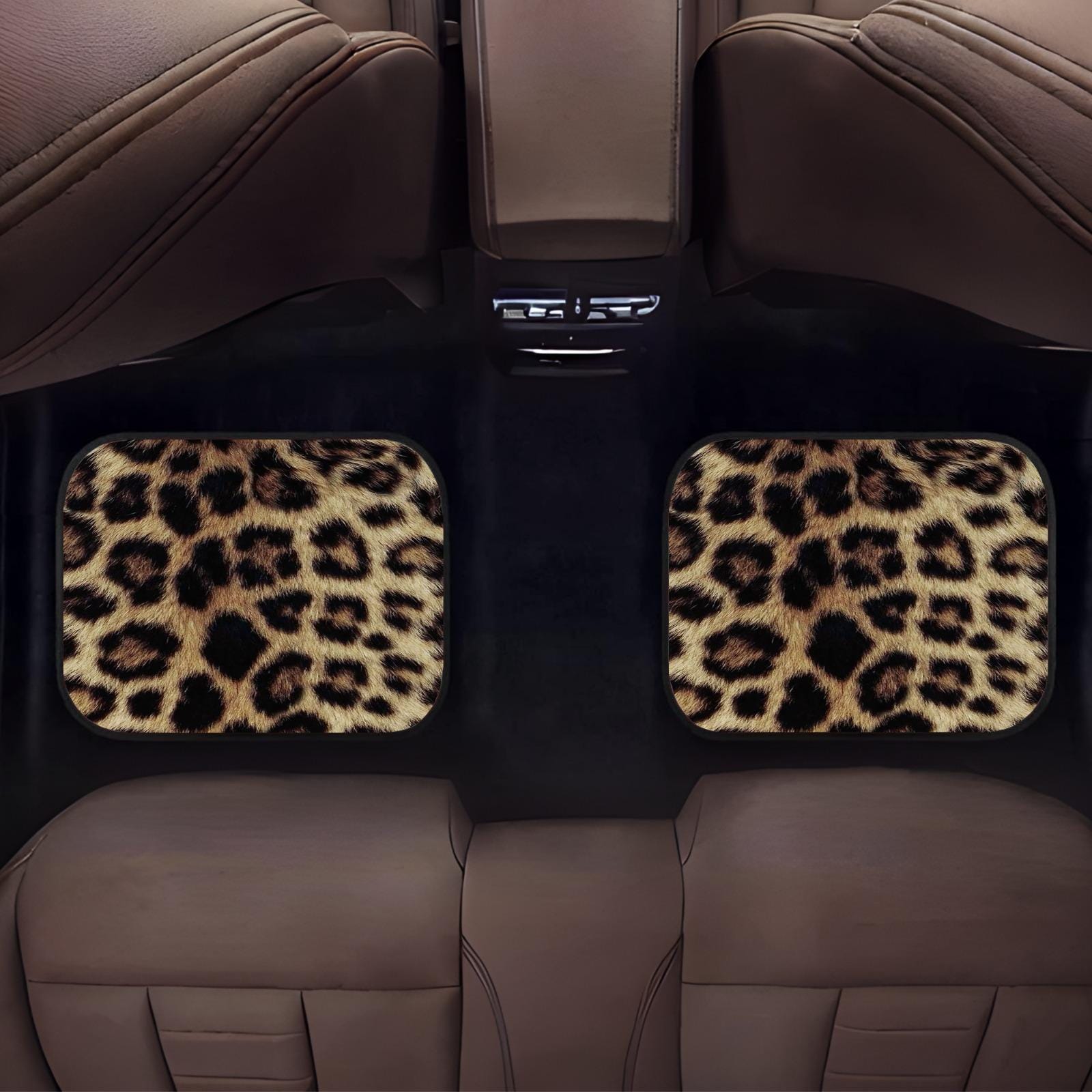 Leopard Print Car Mats: 4-piece Animal Pattern Floor Mats - Etsy