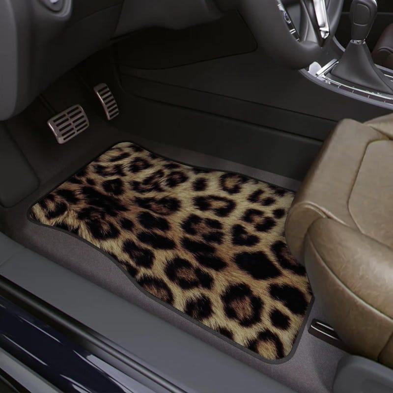 Cheetah Print Car Mats - Etsy