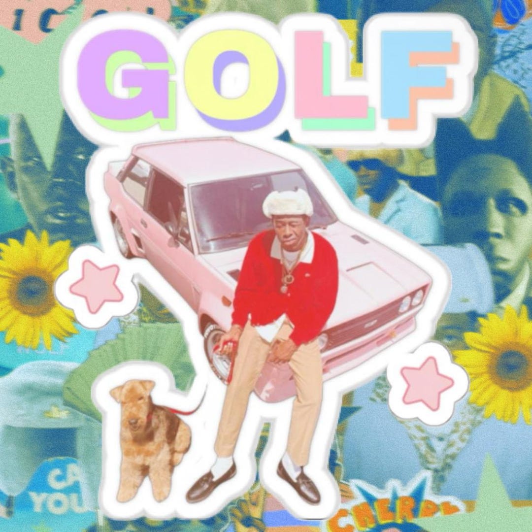 Tyler, the Creator GOLF Pastel Kiss-cut Stickers - Etsy