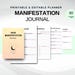 Manifestation Journal 2025 | Editable & Printable Law of Attraction ...