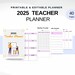 2025 Teacher Planner | Editable & Printable Classroom Organizer ...