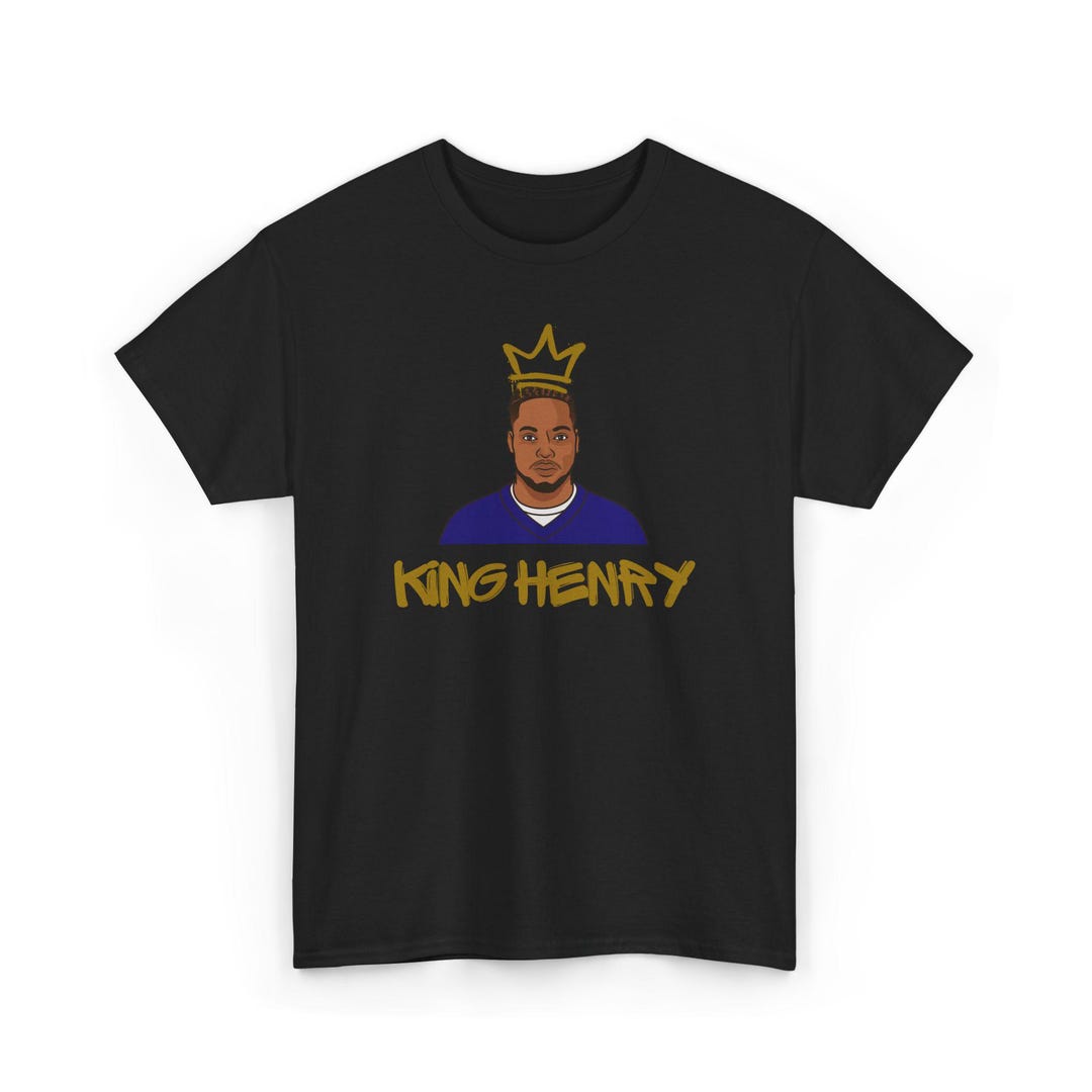 King Henry T Shirt Derrick Henry Baltimore Ravens Shirt, NFL Apparel ...