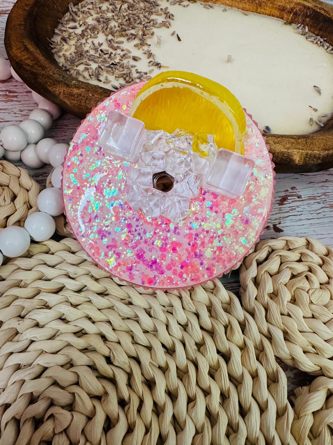 Lemonade Tumbler, Pink Glitter Snow Globe Tumbler, Gift for Her - Etsy