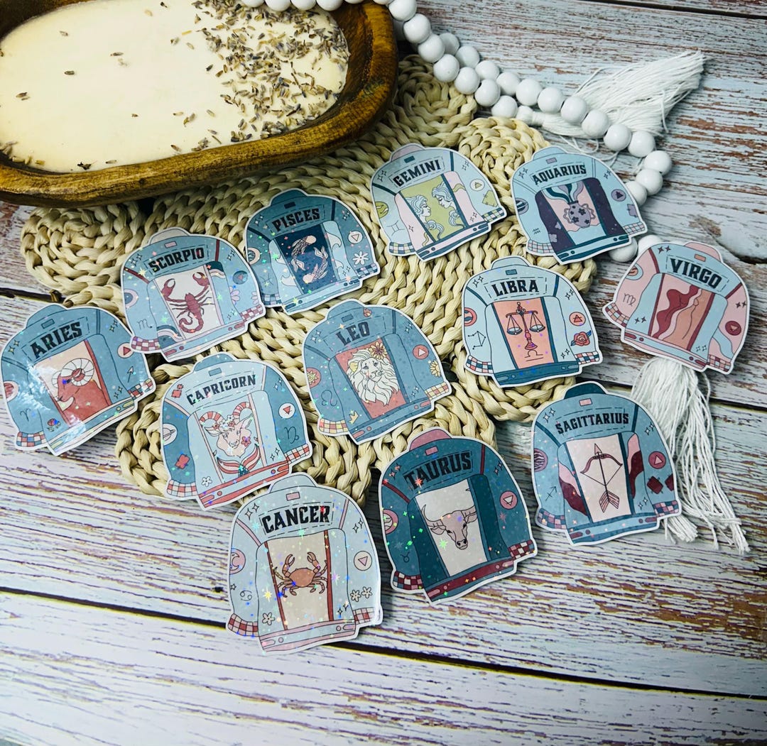 Zodiaco, Zodiac Stickers for Scrapbooking, Zodiac Planner Stickers ...