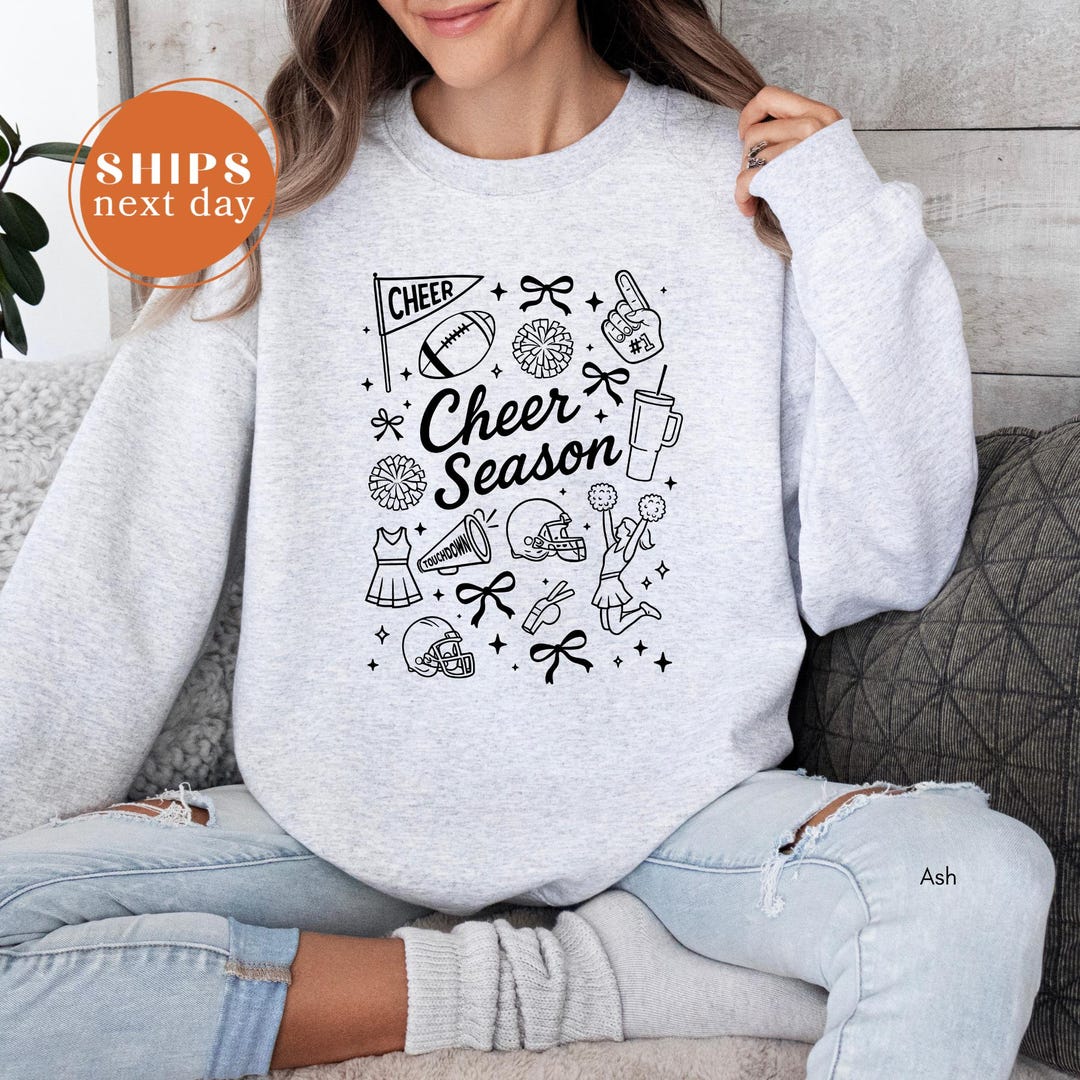 Cheer Hoodie, Cheer Sweatshirt, Cheer Pullover, Cheer Sweater, Cheer ...