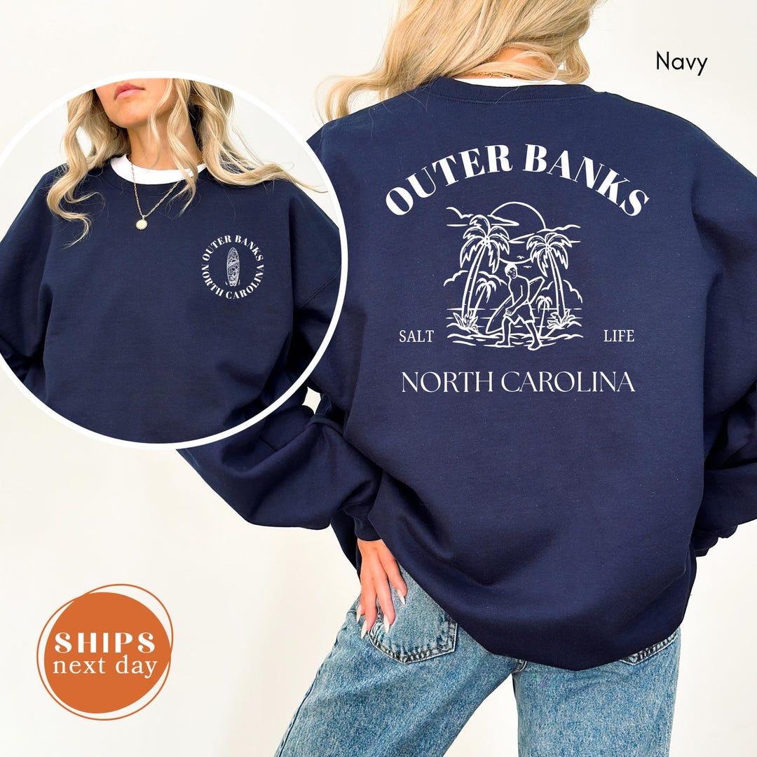 Outer Banks Hoodie, Preppy Coconut Girl Sweatshirt, Y2K VSCO Girl ...