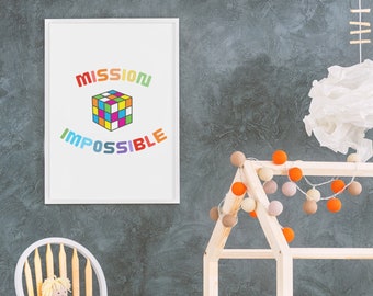 Mission Impossible Art Print - Etsy