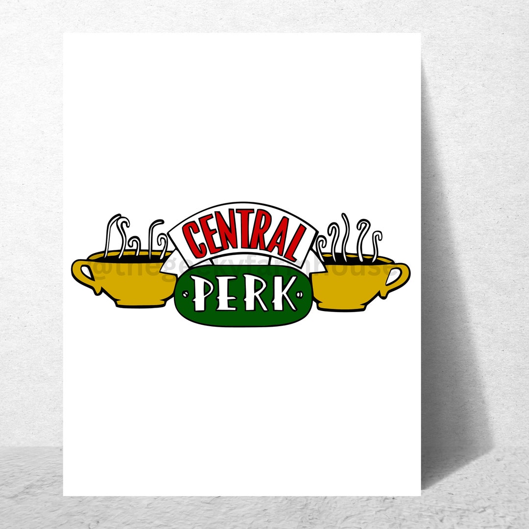Friends Birthday Central Perk Printable Digital Download - Etsy